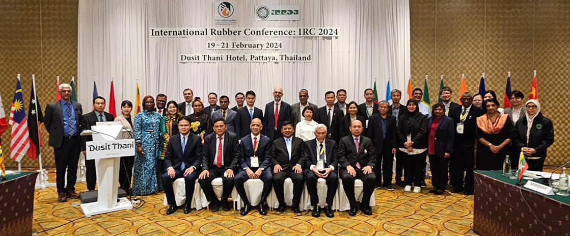 Le Cirad participe à la Conférence annuelle de l’International Rubber Research and Development ...